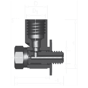 530BF6 - M6 TO M6 BANJO FITTING. | Thomson